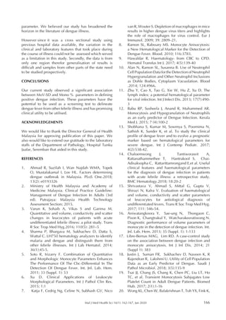 Useful clinical features and hematological parameters for the diagnosis of dengue infection in ...