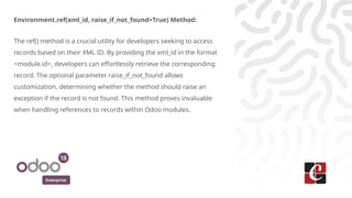 Useful environment methods in Odoo 18 - Odoo Slides | PPT