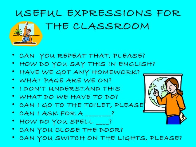 Useful expressions for the classroom | PPT