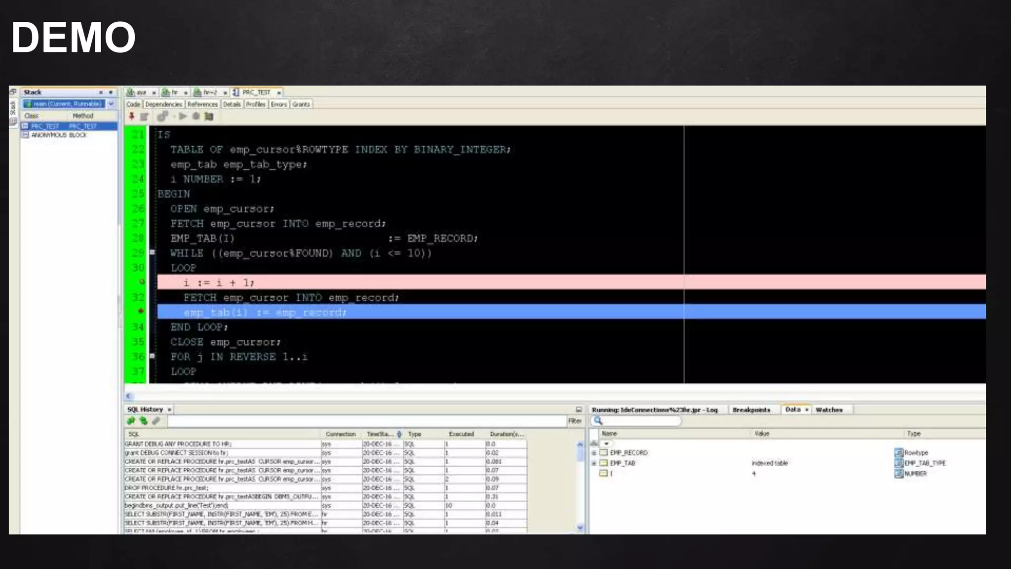 Useful Features Of Oracle Sql Developer Ppt