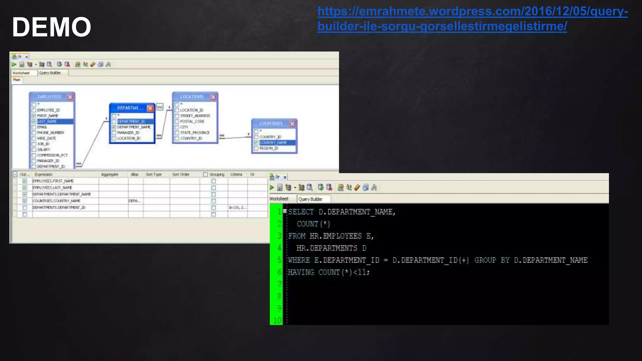 Useful Features Of Oracle Sql Developer Ppt
