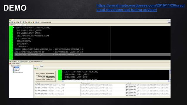 Useful Features Of Oracle Sql Developer Ppt