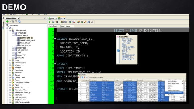 Useful Features of Oracle SQL Developer | PPT