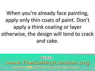 Useful Ideas for face painting for beginners | PPTX