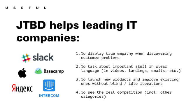 Useful JTBD training eng | PPT