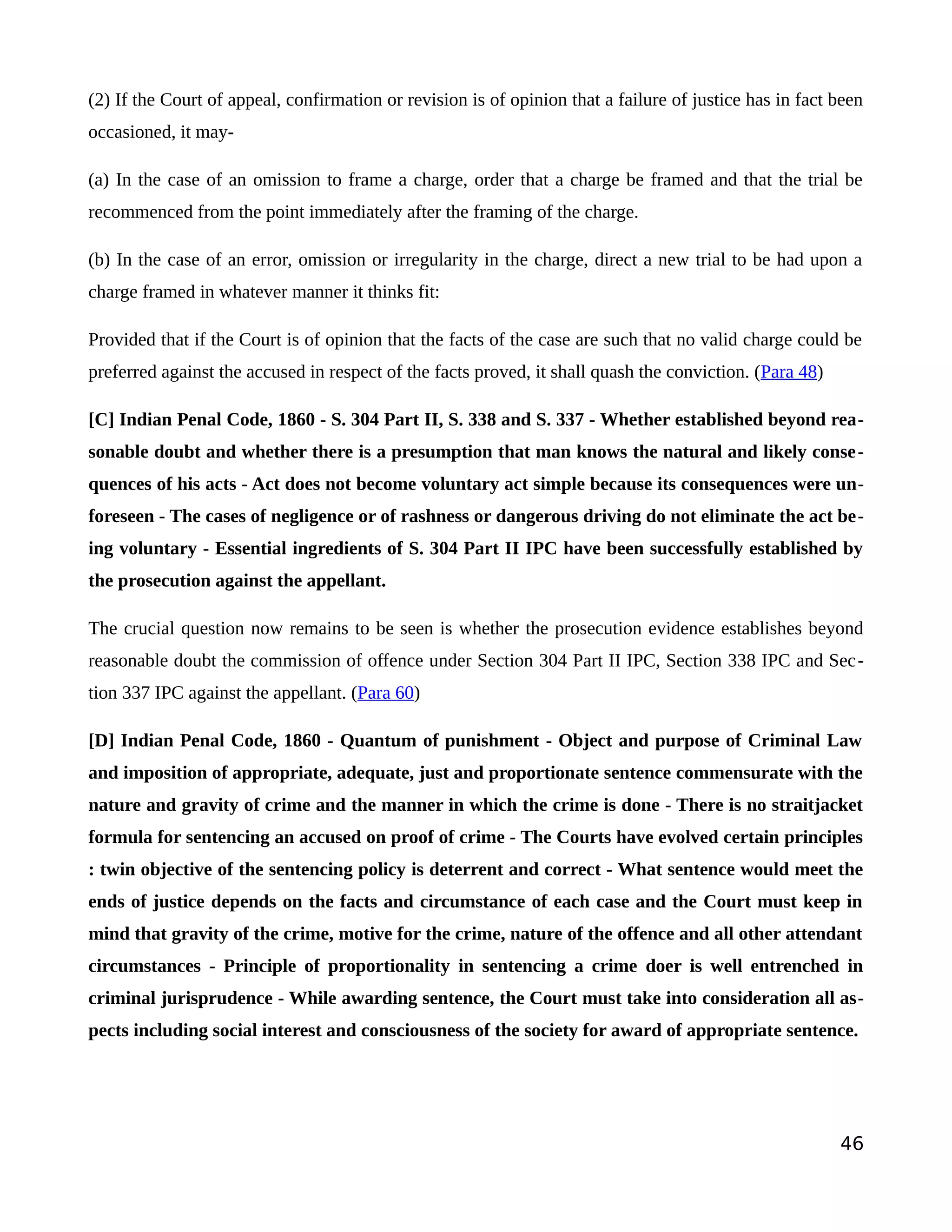 Useful judgment on ipc 279,337, 338, 304 a short notes | PDF