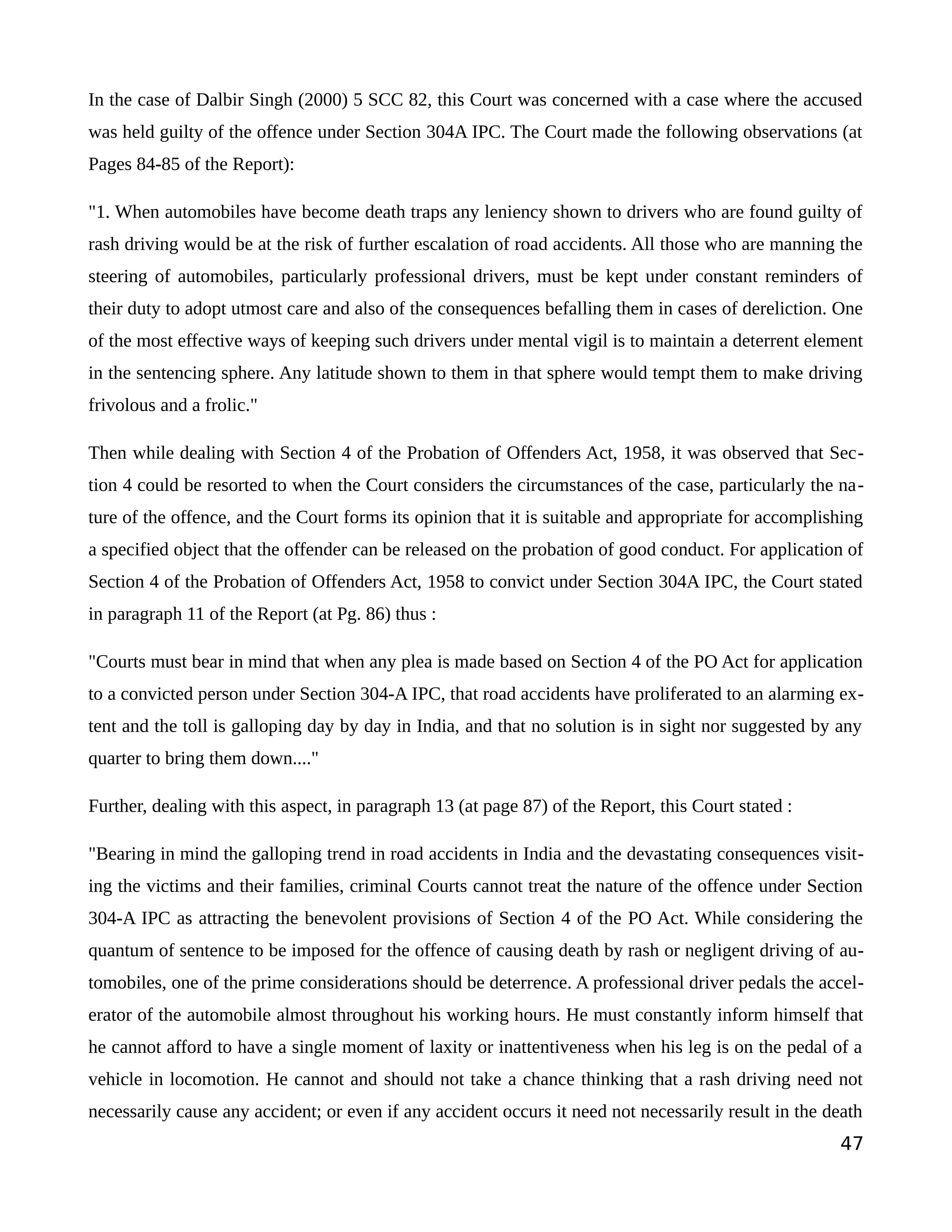 Useful judgment on ipc 279,337, 338, 304 a short notes | PDF