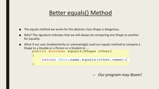 Some Important Methods in JAVA | PPTX