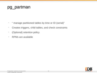 Useful PostgreSQL Extensions | PDF | Databases | Computer Software and Applications
