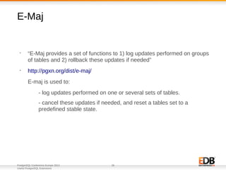 Useful PostgreSQL Extensions | PDF | Databases | Computer Software and Applications