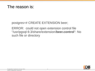 Useful PostgreSQL Extensions | PDF