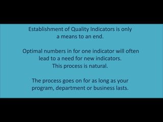 Useful Quality Indicators | PPT