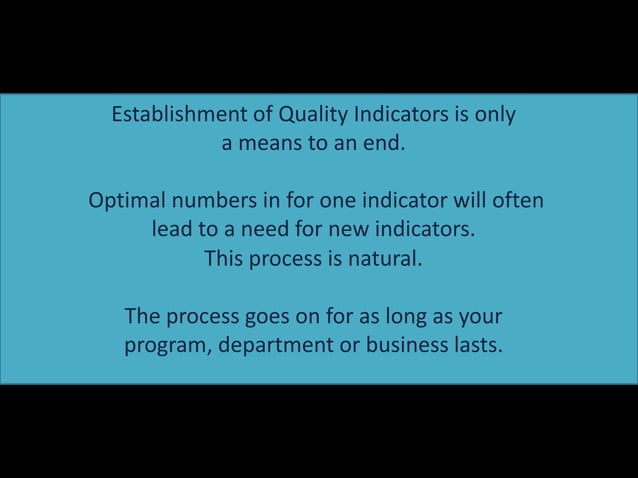 Useful Quality Indicators | PPT