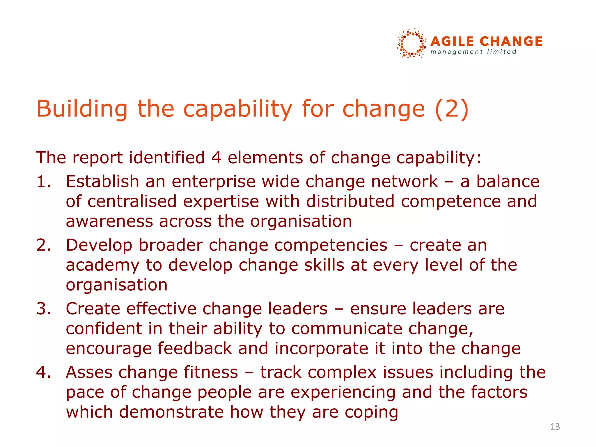 Useful sources of change management information | PPT