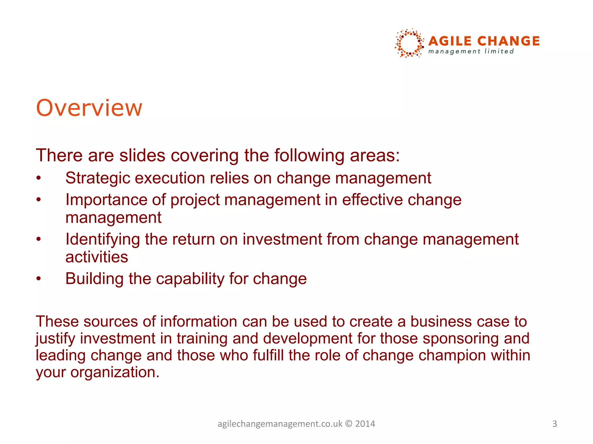 Useful sources of change management information | PPT