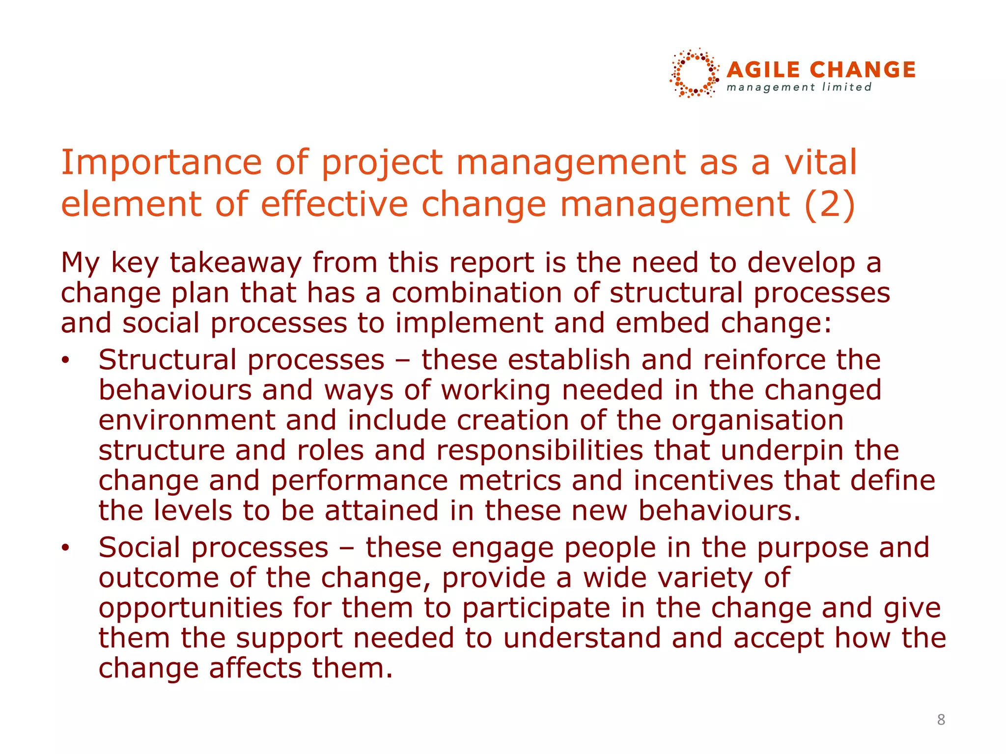 Useful sources of change management information | PPT