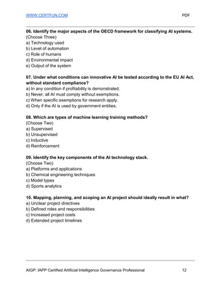 Useful Study Guide & Exam Questions to Pass the IAPP AIGP Exam.pdf