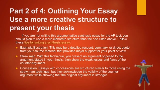 Useful tips for writing a synthesis essay | PPT