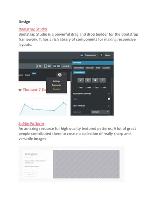 Useful Tools and Resources for Web Designers | PDF