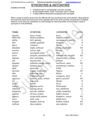 Useful vocabulary | PDF