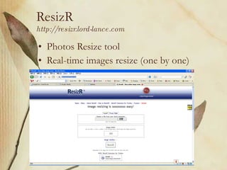 Useful Web Based Tools | PPT