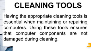 Proper use of hand tools in ICT 8 LO1 grade 8 | PPTX