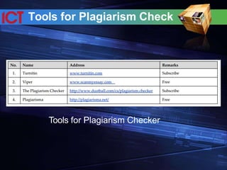 Use of ICT in Research Writing: Tools and Technology | PPTX