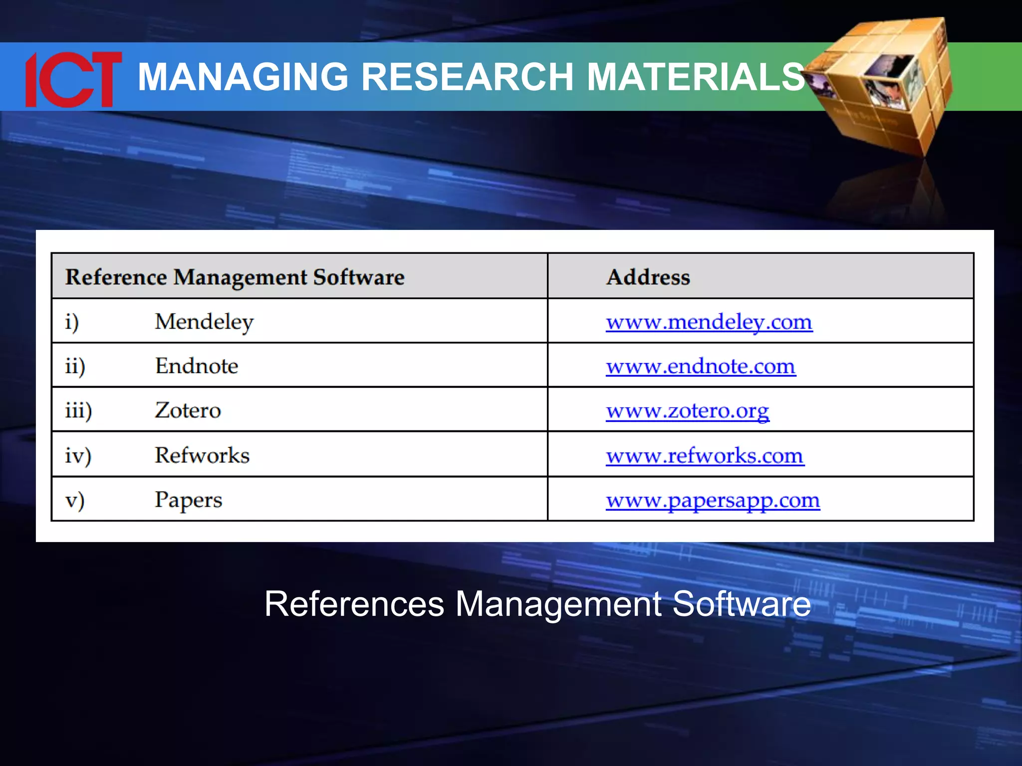 Use ICT in Research | PDF