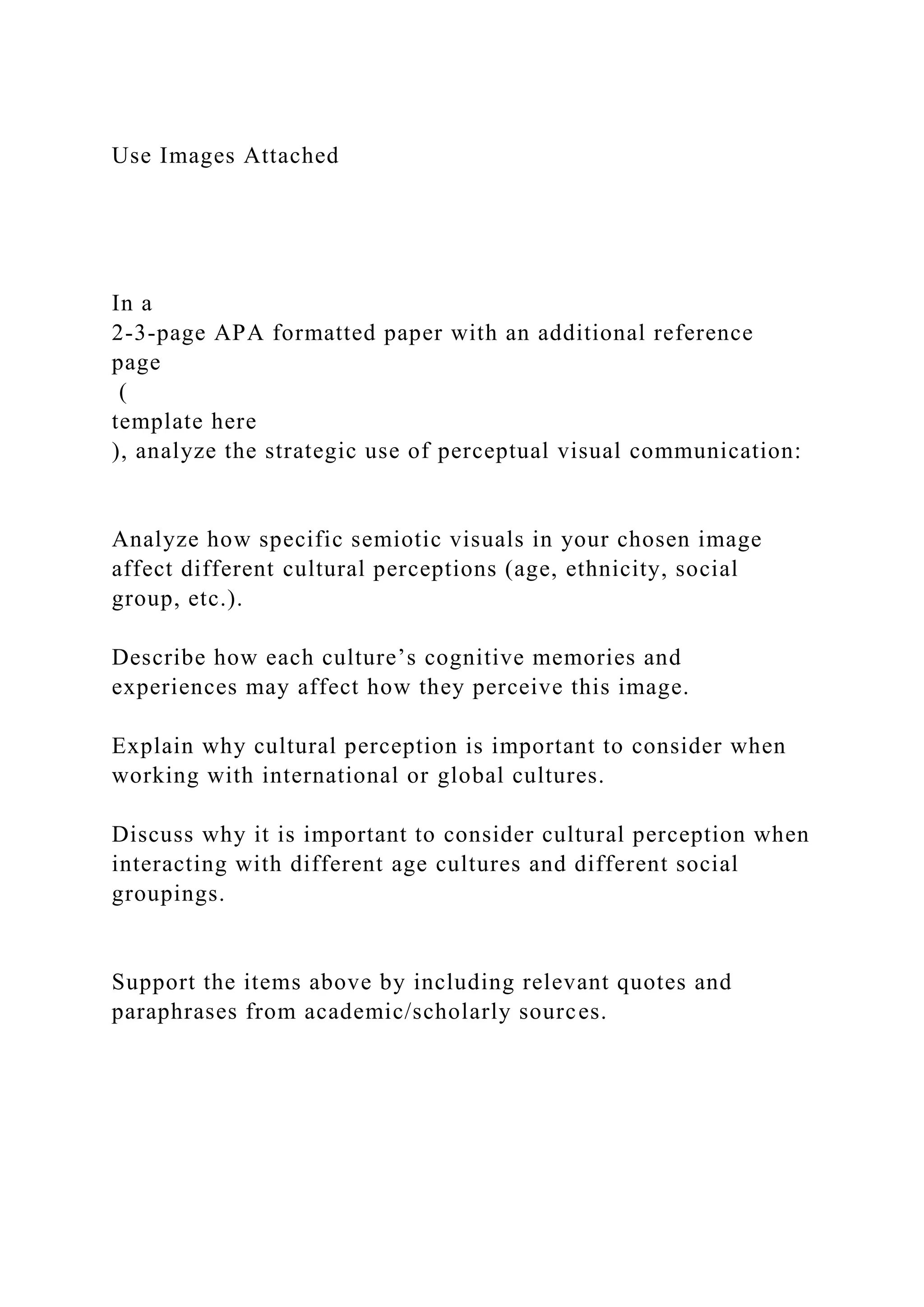 Use Images AttachedIn a 2-3-page APA formatted paper wit | DOCX | Science
