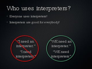 Basic Interpreting Services Information | PPT