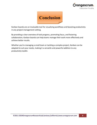 Use Kanban Boards to Visualize Workflow and Enhance Productivity.pdf | Computer Software and ...