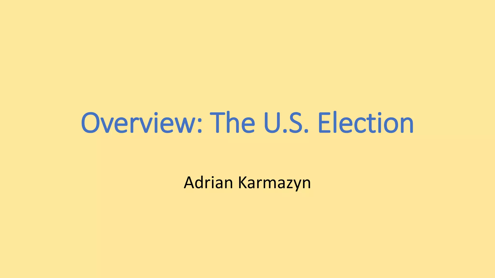 Us election powerpoint ak | PPTX