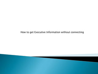 Use linkedin for database | PPSX