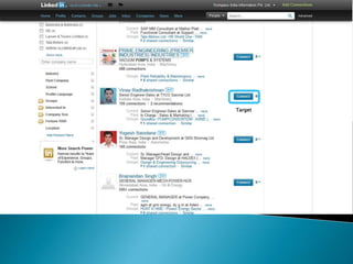 Use linkedin for database | PPSX