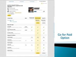 Use linkedin for database | PPSX