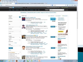 Use linkedin for database | PPSX