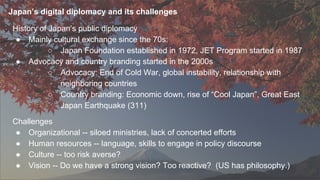 Overview of US and Japan's Digital Diplomacy | PDF