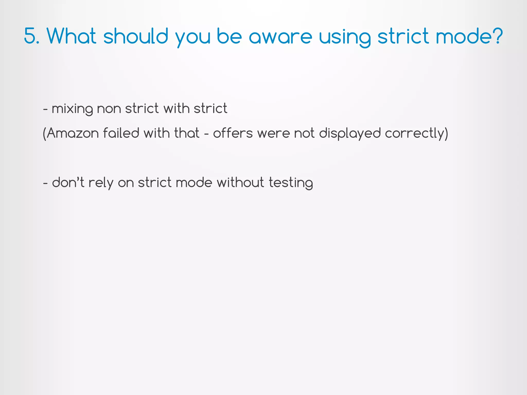 Use me strict | PDF