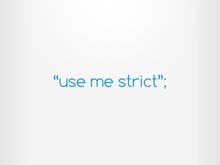 Use me strict | PDF