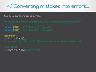 Use me strict | PDF | Web Development | Internet