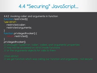 Use me strict | PDF | Web Development | Internet