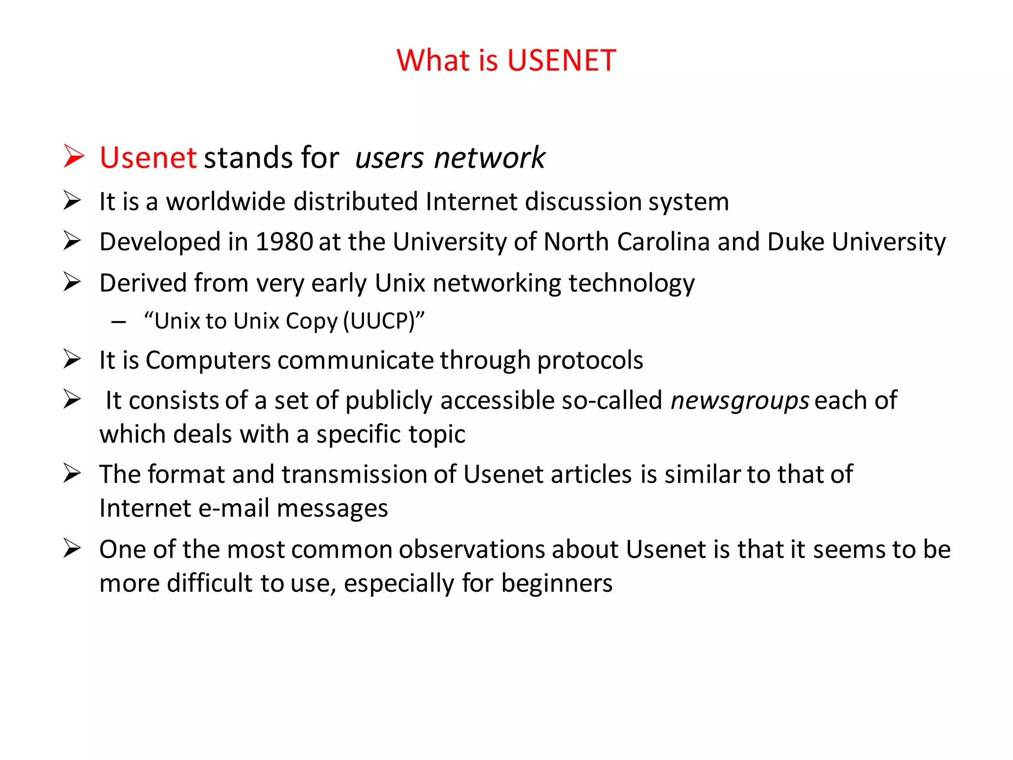 What is Usenet? | PDF