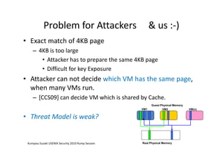 Usenix security10-rump session-suzaki | PPT