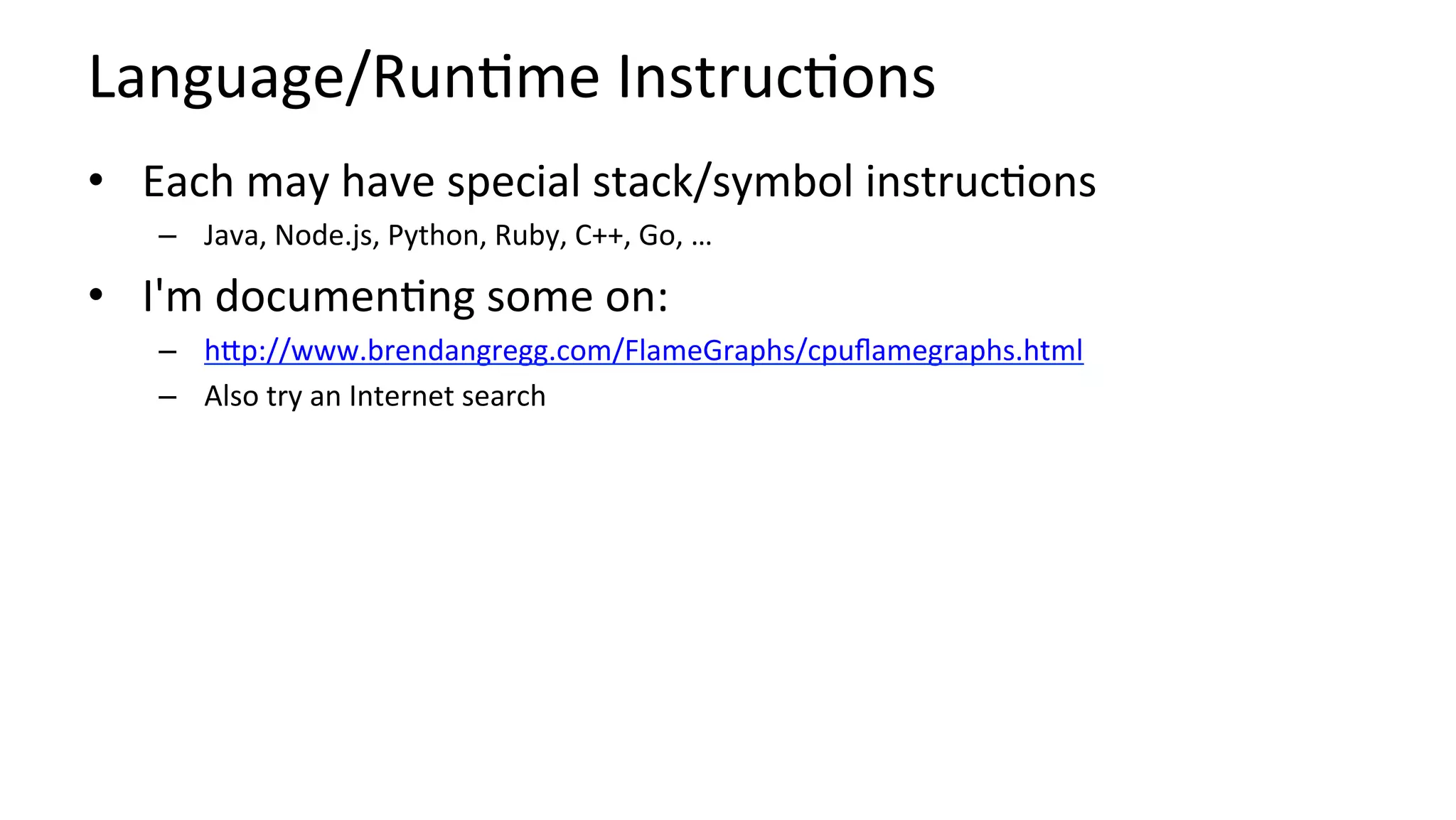 USENIX ATC 2017: Visualizing Performance with Flame Graphs | PPT