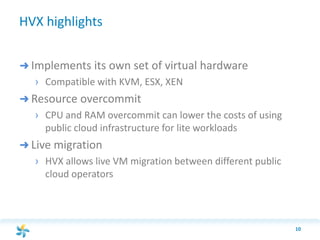 HVX: Virtualizing the Cloud | PPTX