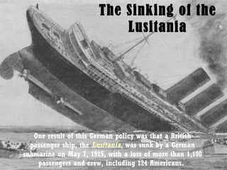 Us enters war and treaty of versailles | PPT