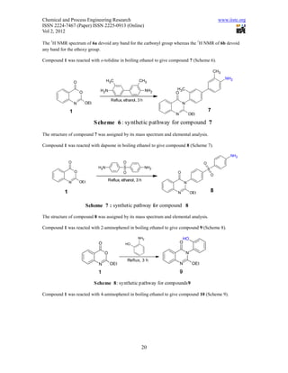 Use of 2 ethoxy(4 h)-3,1-benzoxazin-4-one as a precursor | PDF
