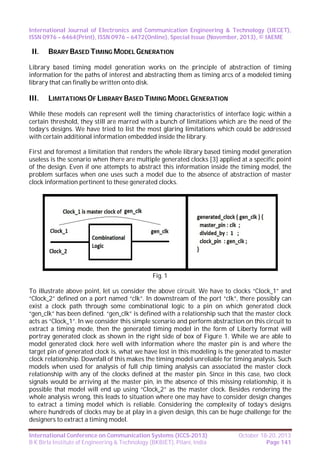 Use of abstraction for generating timing models for hierarchical | PDF | Graphics Software ...