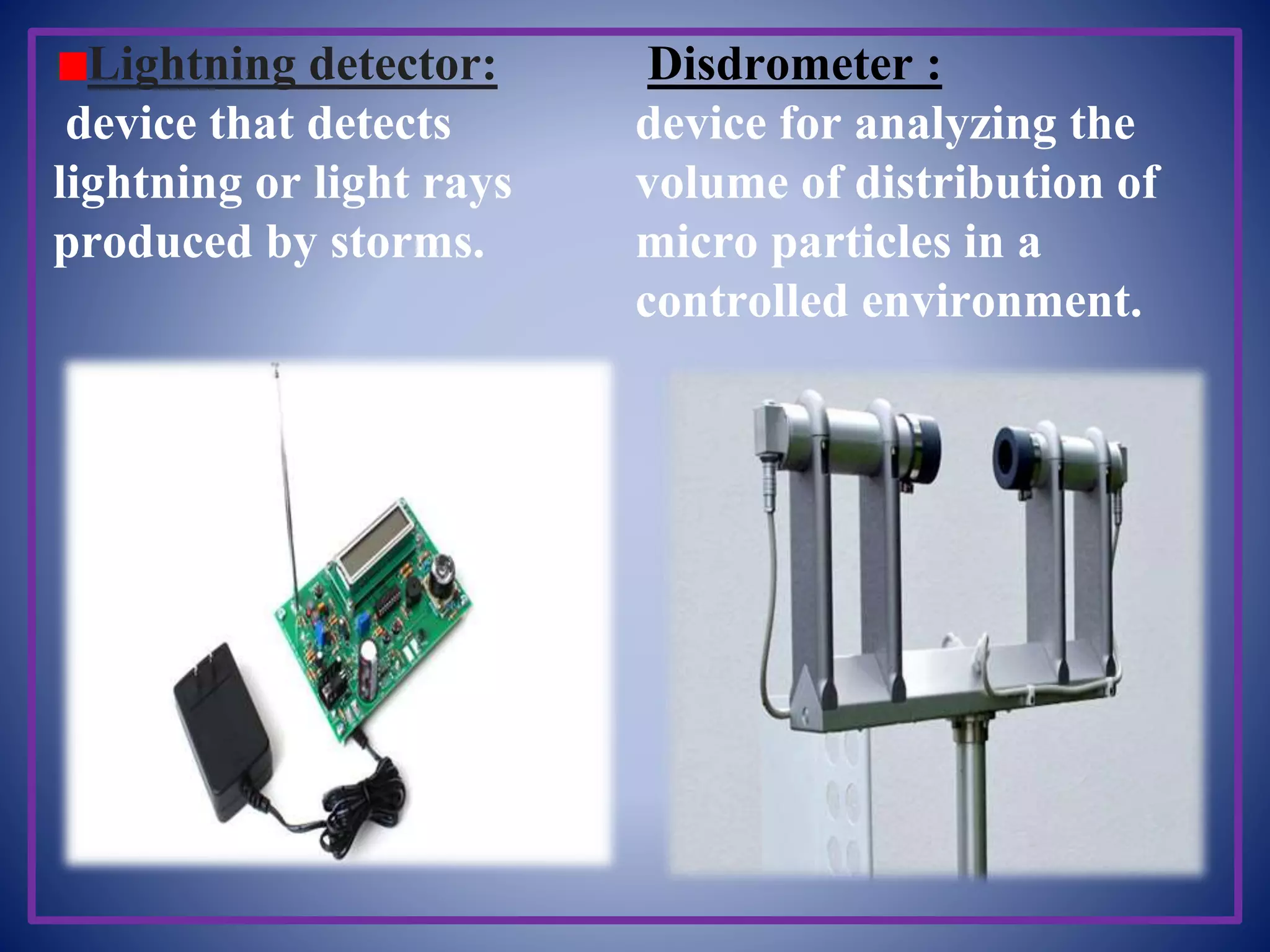 Use of agro meterological instruments in agriculture | PPTX