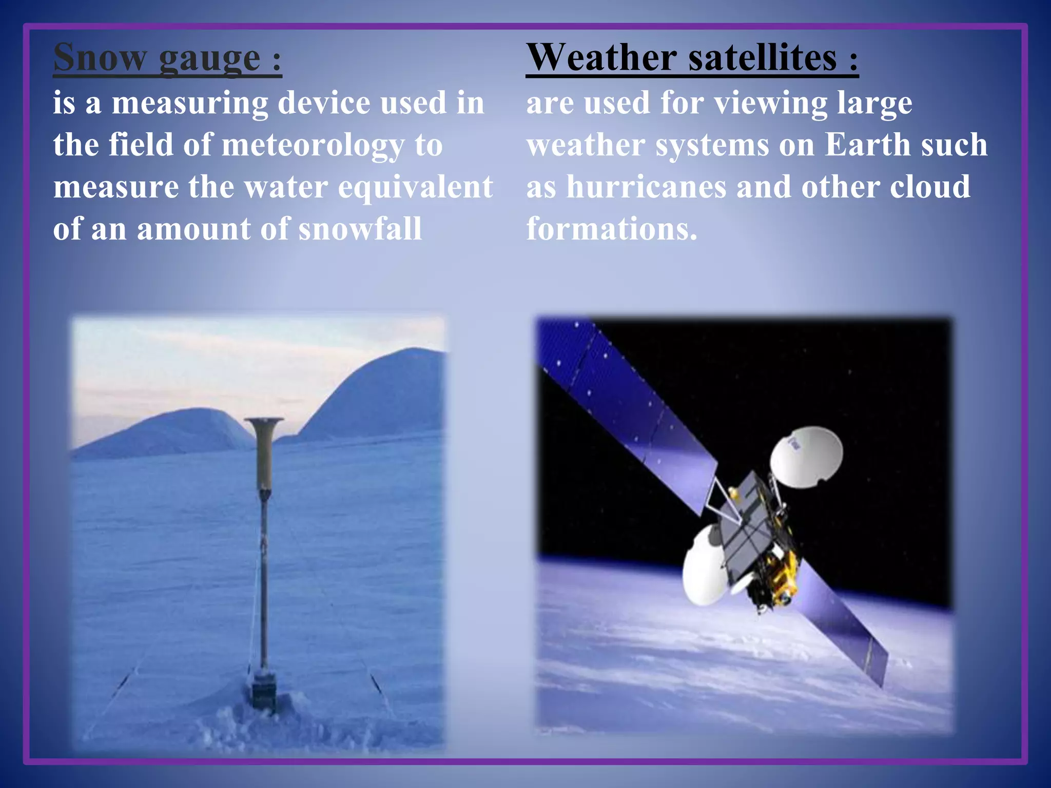 Use of agro meterological instruments in agriculture | PPTX